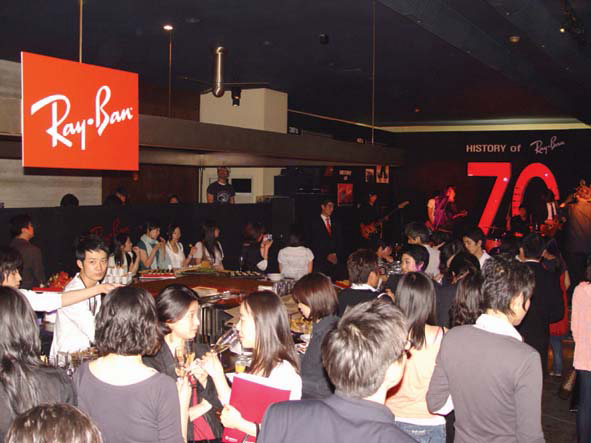 THE 70TH ANNIVERSARY RAY-BAN PARTY