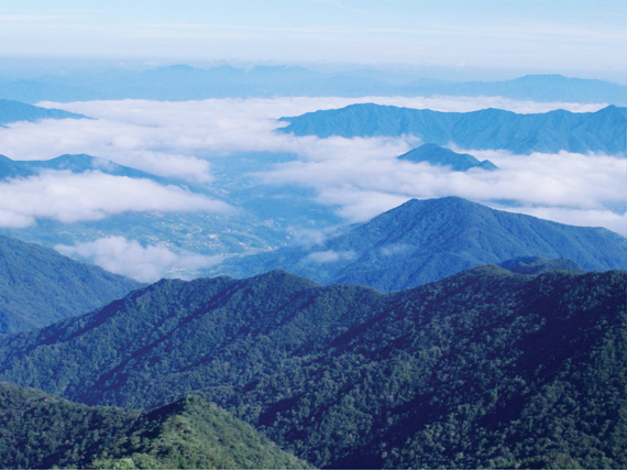 산 지리산 능선 따라 100리길