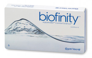 Biofinity with Aquaform Comfort science.